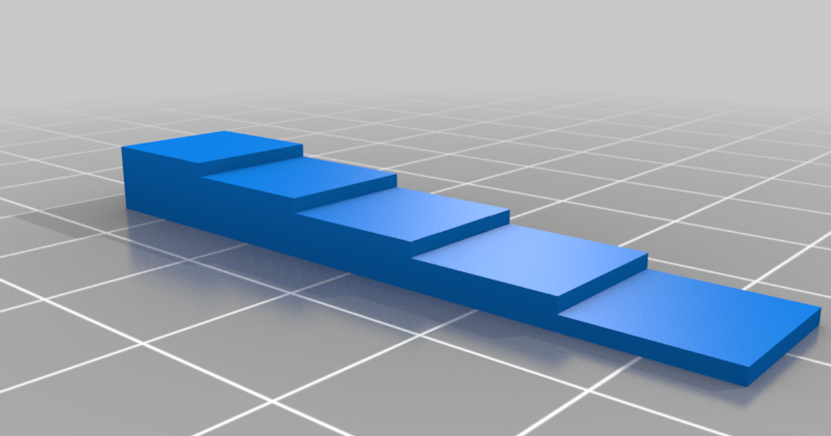 1-5mm visual thickness guide by Drewz989 | Download free STL model ...