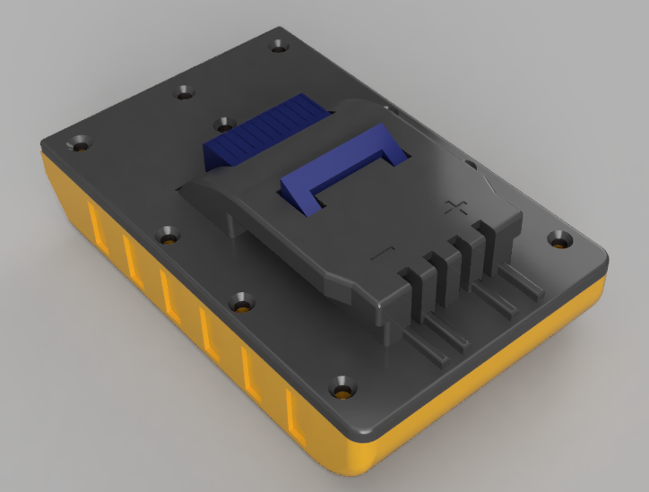 adapter new dexter 20v to old dexter 18v by furperson | Download free ...