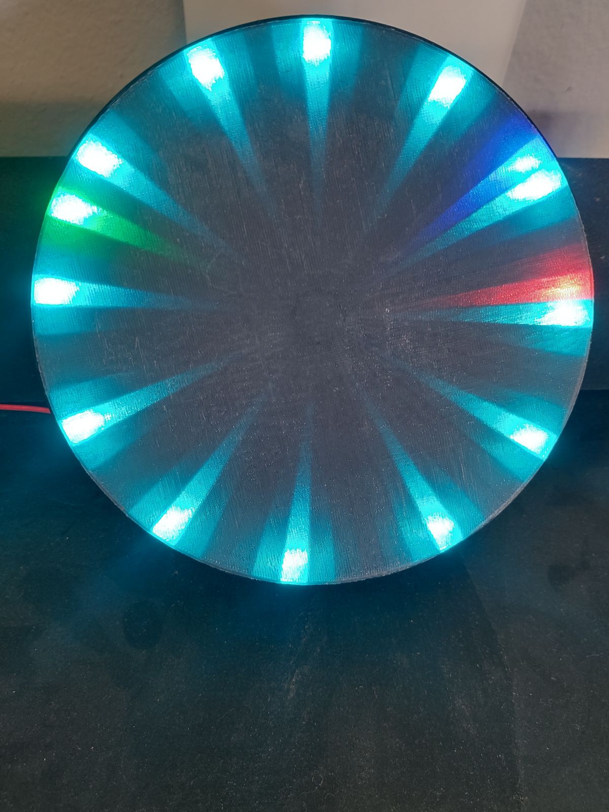 172mm LED Ring Version Digilogue LED Clock - WLED Clock by ItsMrJP ...