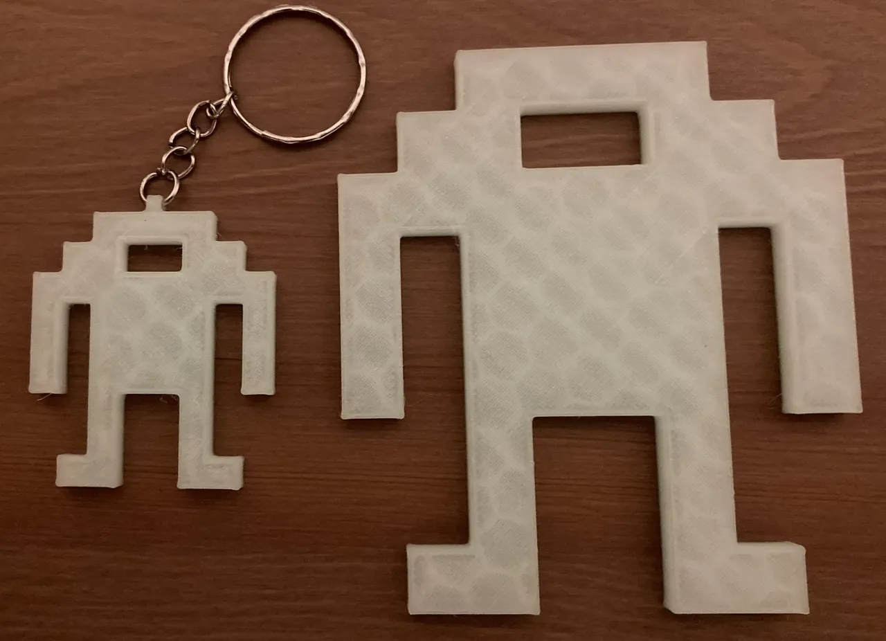 Berzerk Robot - Model/Keychain by TMTYL | Download free STL model ...