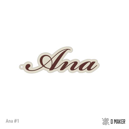 Ana Keyring by DMaker | Download free STL model | Printables.com
