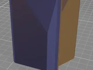 blank D4 with supports by Cameron18556 | Download free STL model ...