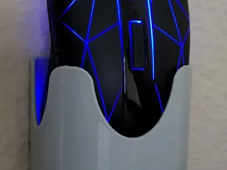 Computer Mouse House (Wall Mount Storage) by DJMac | Download free STL ...