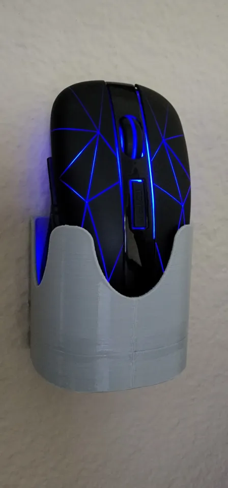Computer Mouse House (Wall Mount Storage) by DJMac | Download free STL ...