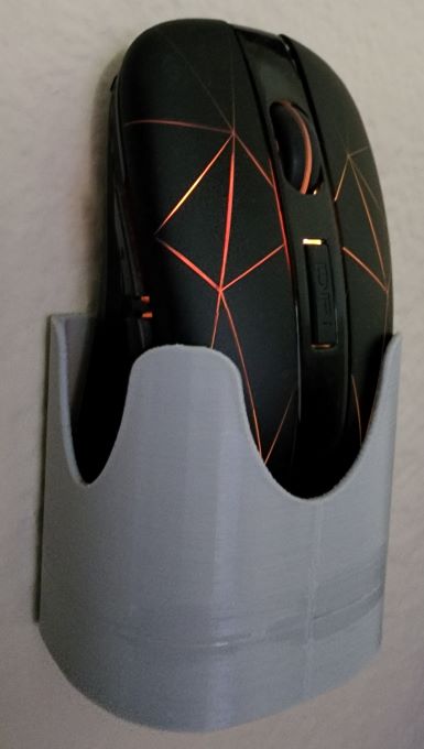 Computer Mouse House (Wall Mount Storage) by DJMac | Download free STL ...