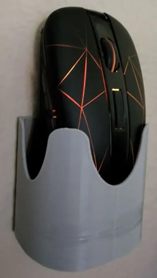 Computer Mouse House (Wall Mount Storage) by DJMac | Download free STL ...