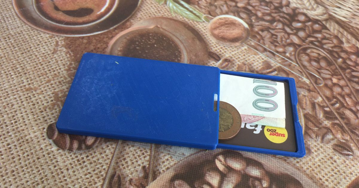 Case for credit cards, money or memory cards (wallet) by SHR3D.eu ...