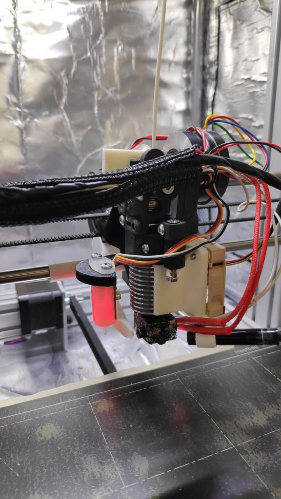 Sherpa Mini Carriage Mount for Prusa Anet A8 E3D v6 BLTouch Nozzlecam ...