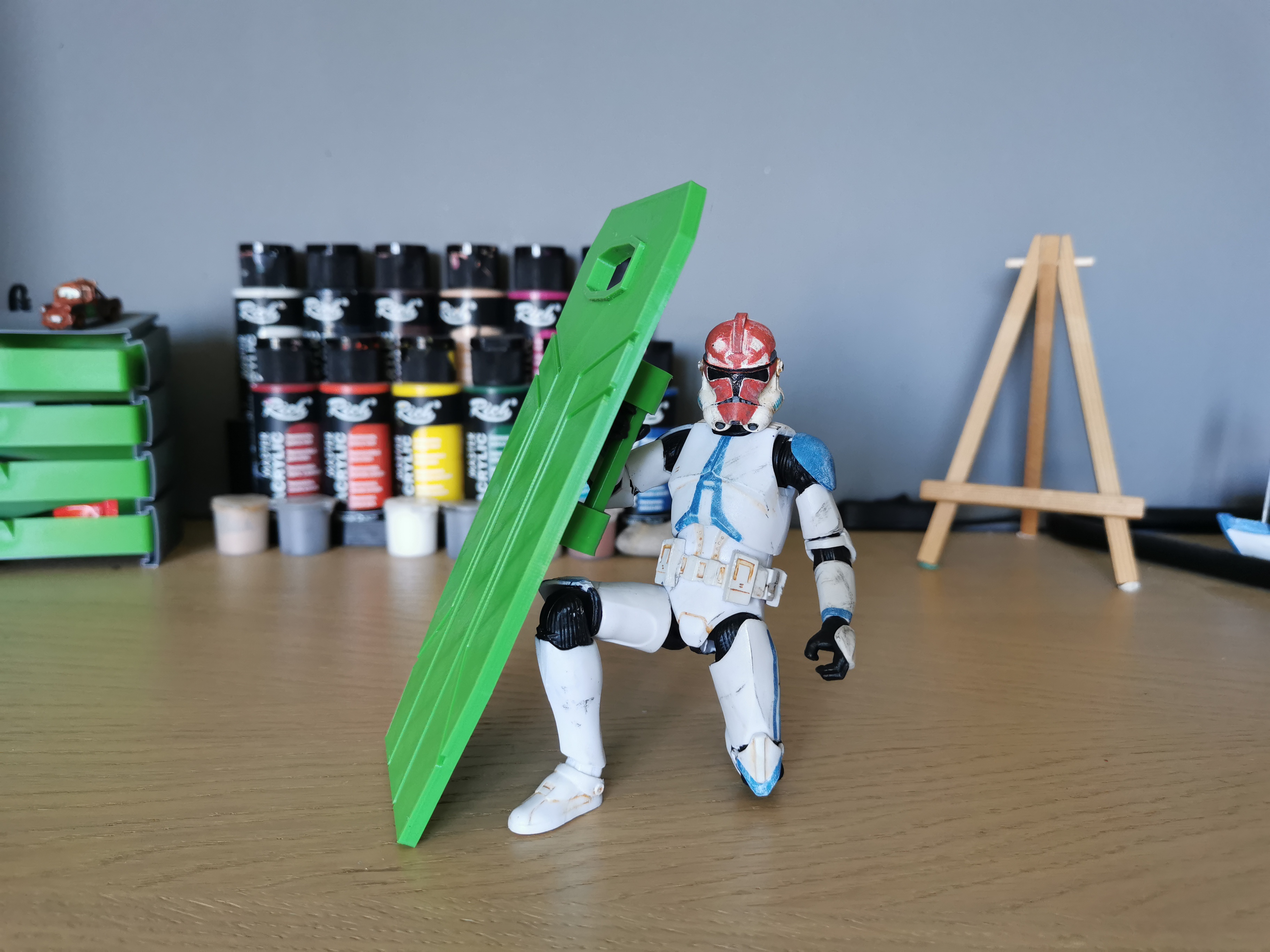 (WIP) 1:12 Clone Trooper Blast Shield (M3 Bulwark) by Atahan Önaçan ...
