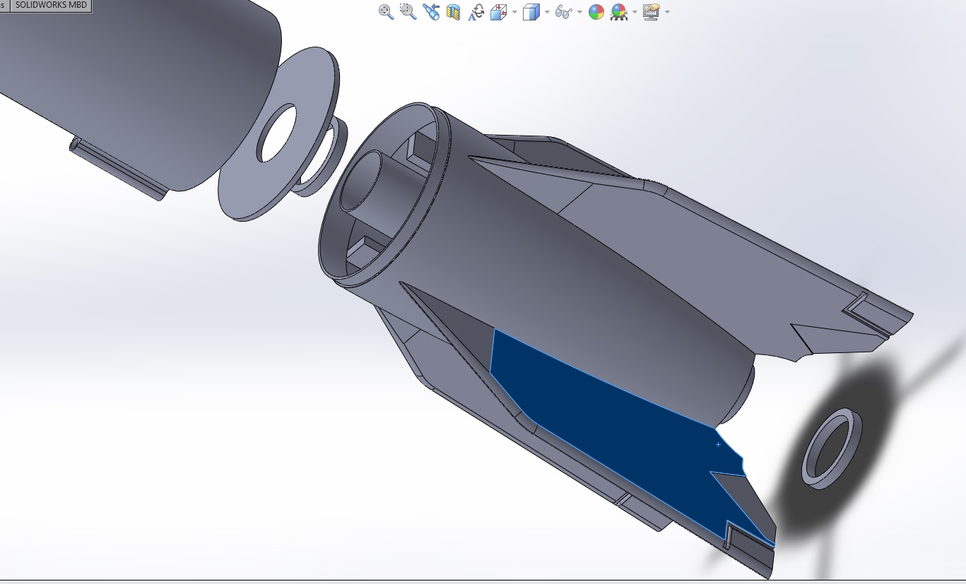 V2 Rocket Flying Version by Makers Workshop | Download free STL model ...