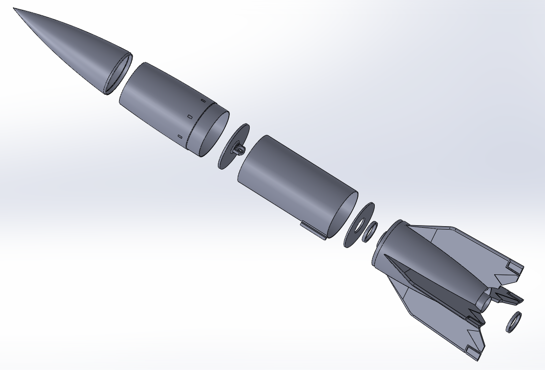 V2 Rocket Flying Version by Makers Workshop | Download free STL model ...