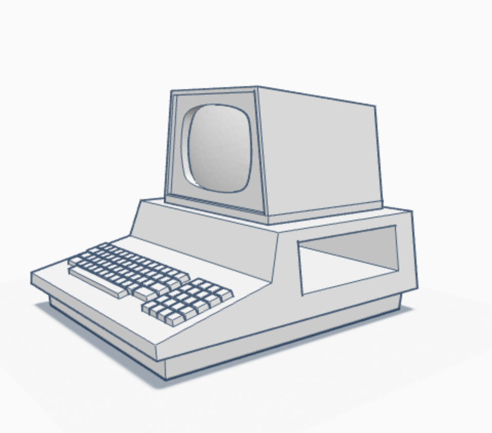 Old Computer Plant Pot by Fishbot | Download free STL model ...