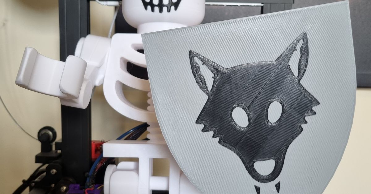 Lego Heater Shield (Wolfpack & Blank) 10:1 by MrDic | Download free STL ...