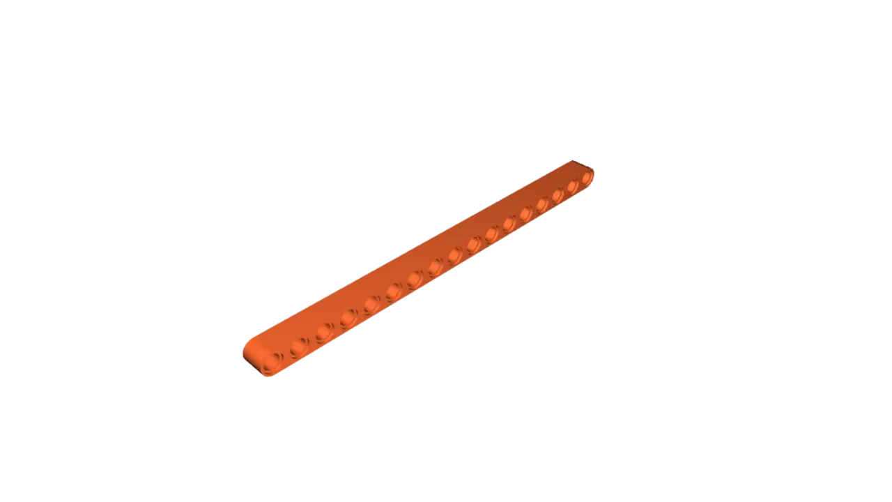 Long Lego Technic compatible Beams by 3DP | Download free STL model ...