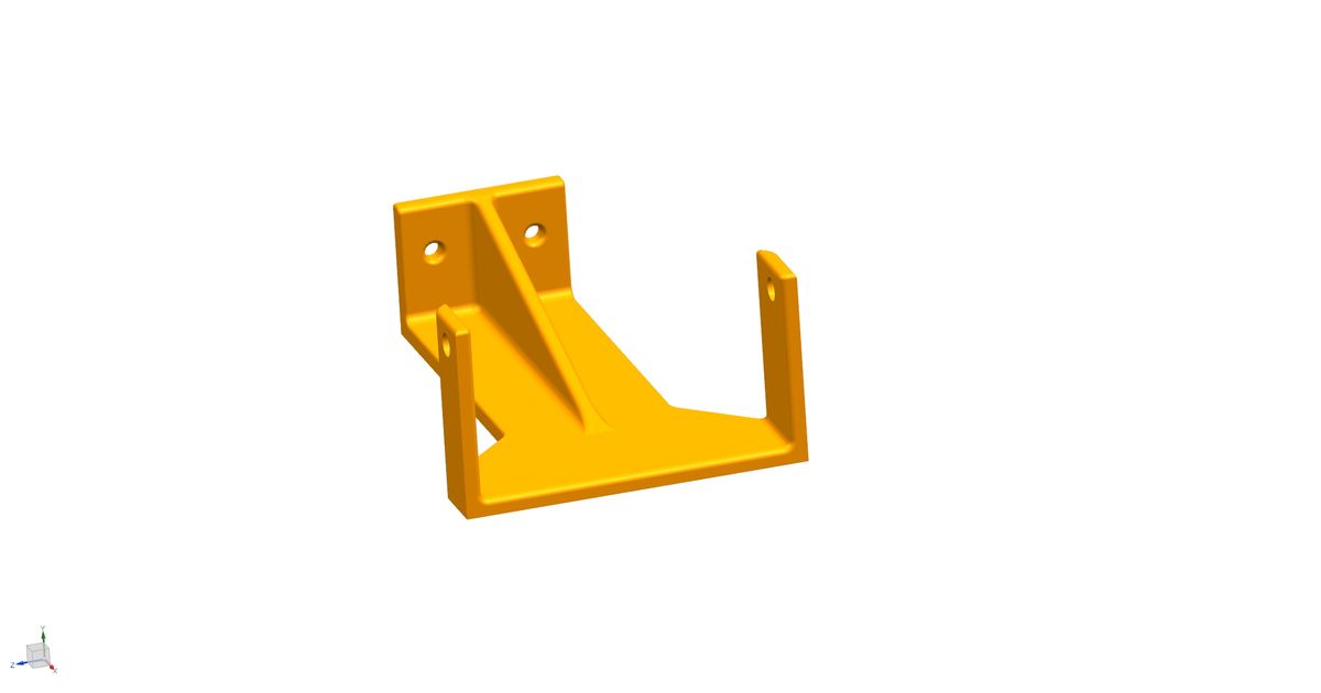 Wall bracket for 10W LED halogen by Paragon | Download free STL model ...