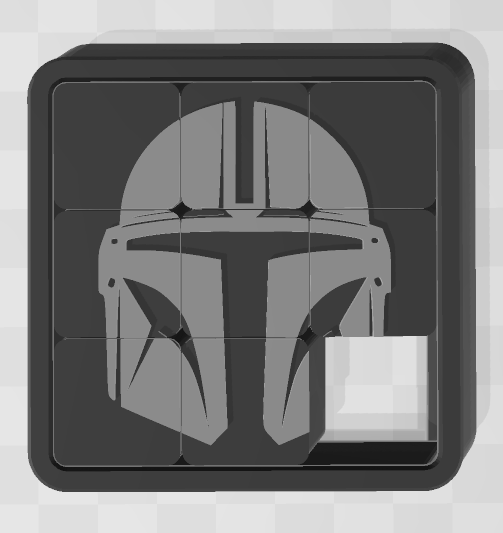 Tinkercad Make Your Own 3x3 Sliding Puzzle By Ayp1120 Download