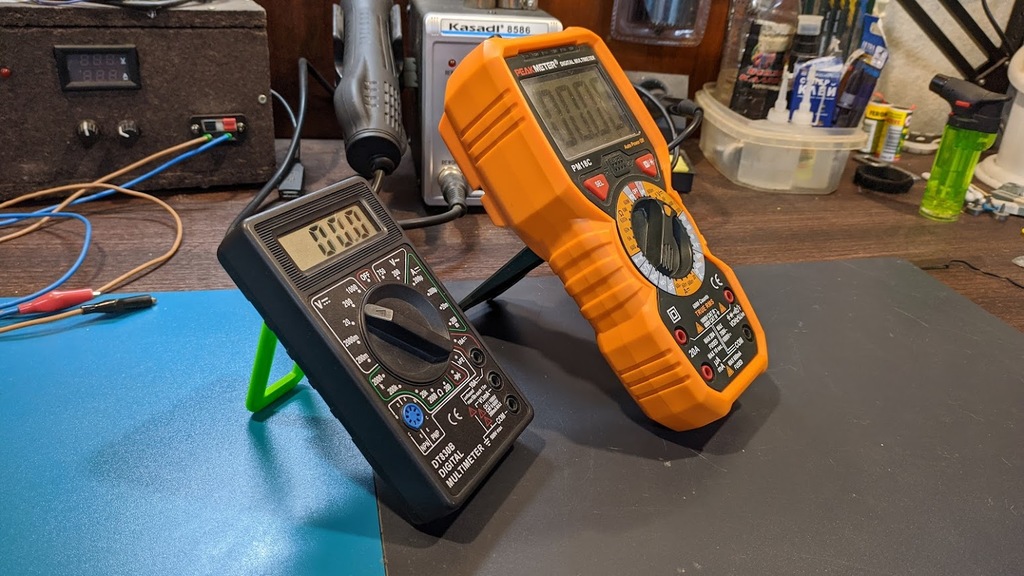 DT830B DIGITAL MULTIMETER STAND by PIZZA_CAT | Download free STL model ...
