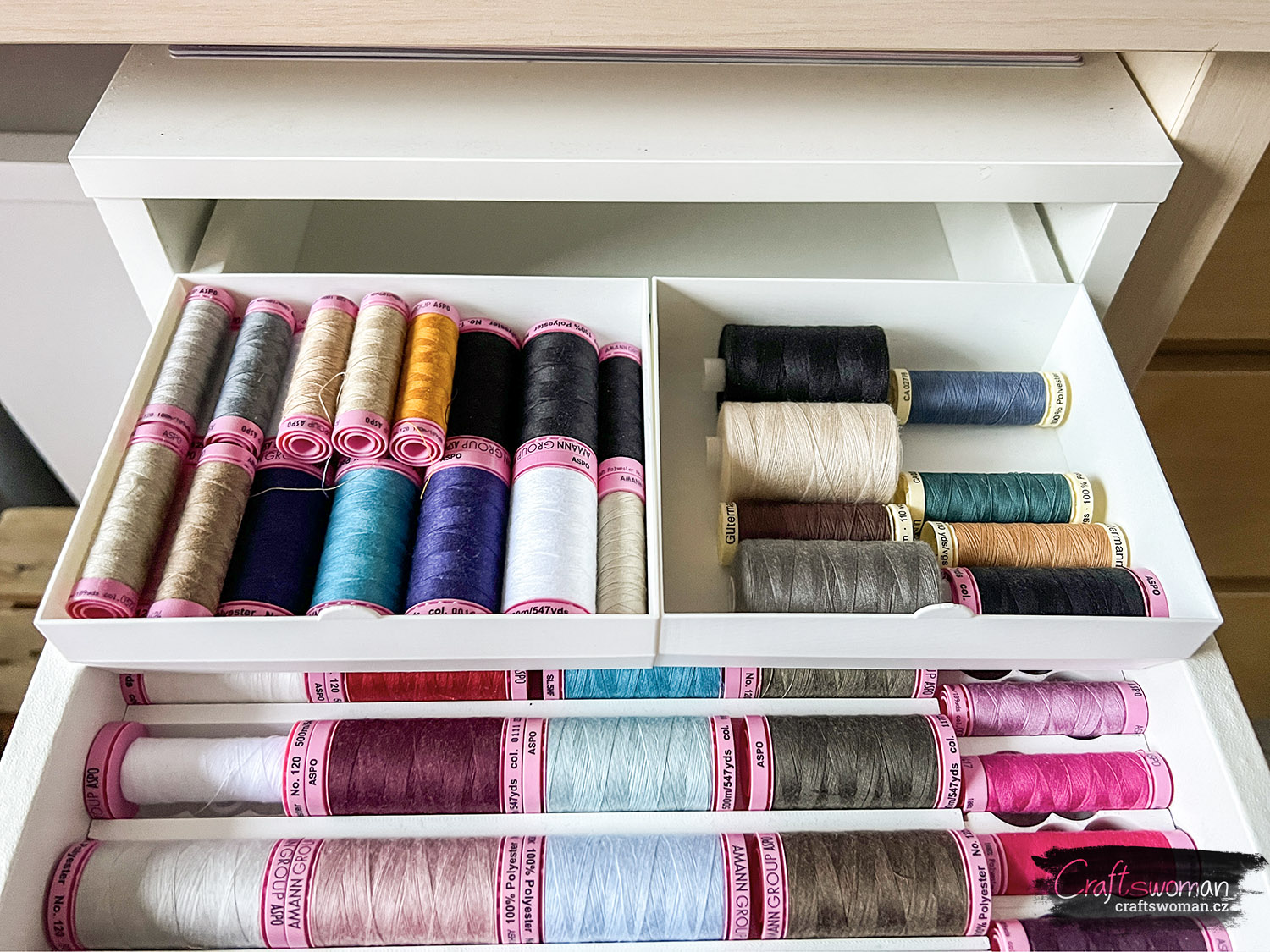 Organiser for smaller threads [Organizér na menší nitě] by Craftswoman ...