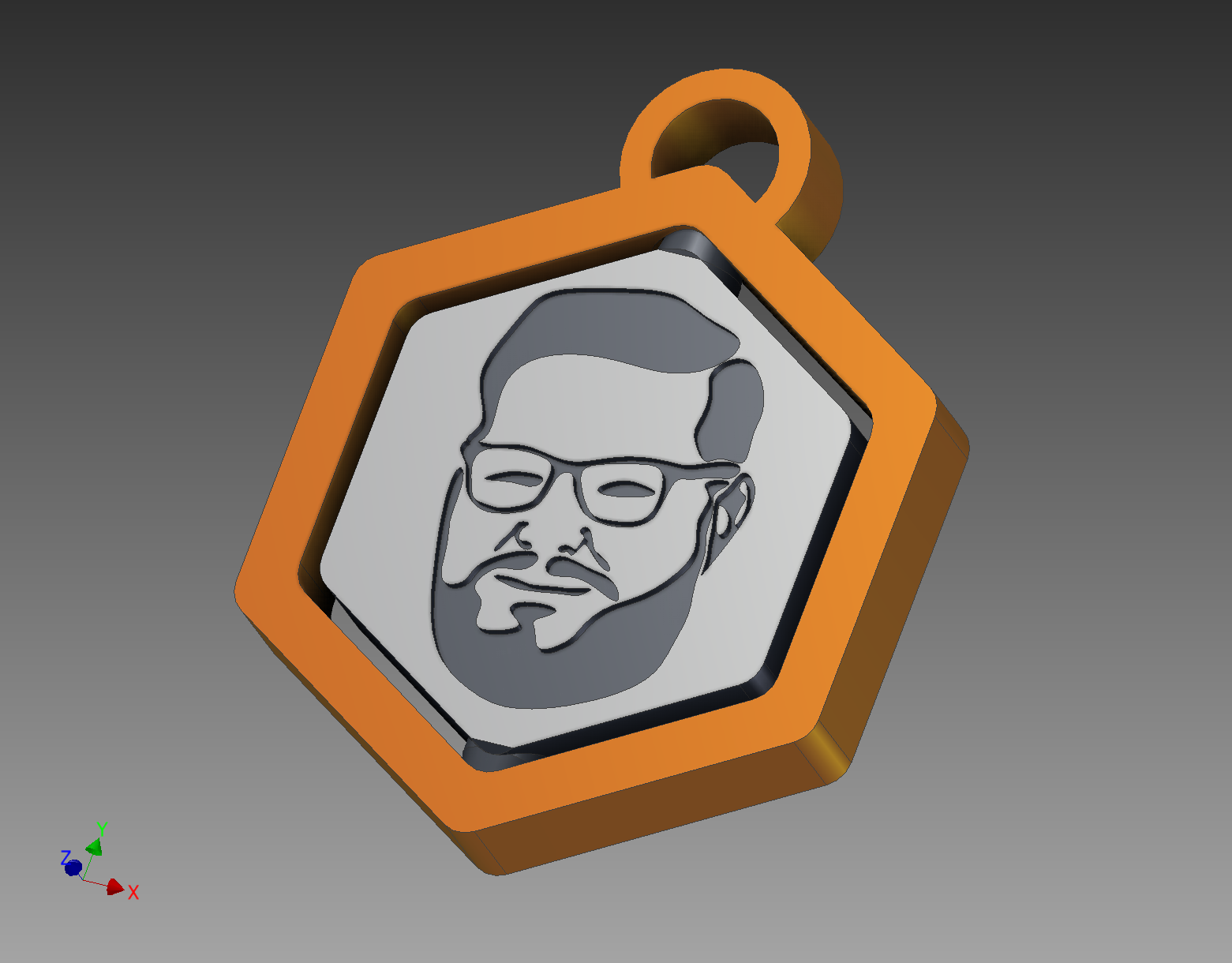 JOSEF PRUSA HEX HEADS-OR-TAILS SPINNER by biketiger | Download free STL ...