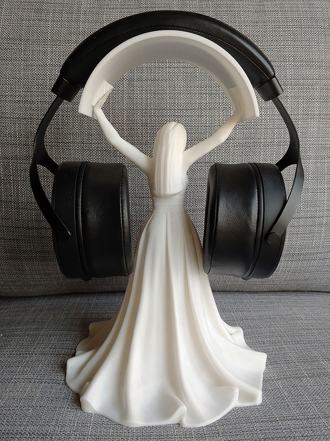 Female Statue Headphone Stand, Renaissance Style by PolygonBronson ...