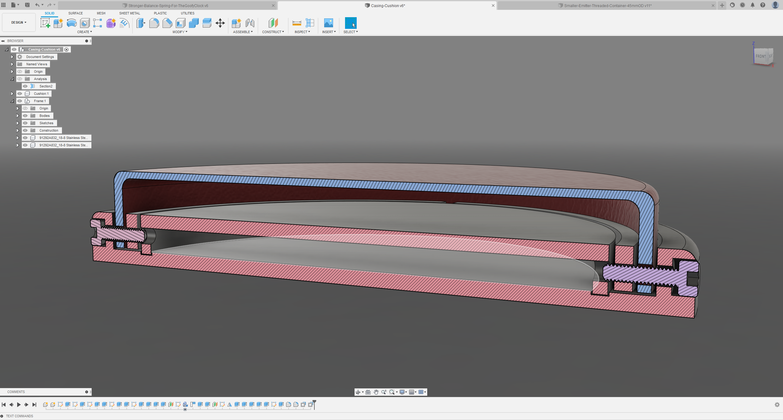 Fully printed casing cushion for watchmaking by B20bob | Download free ...