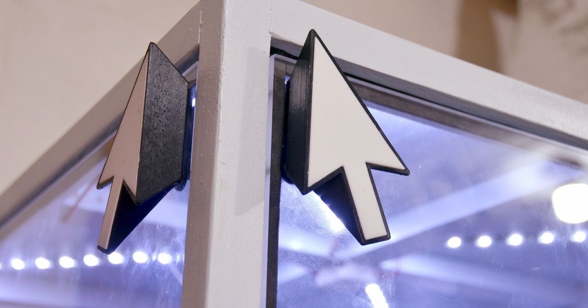 Mouse Cursor Door Handle by poprhythm | Download free STL model ...