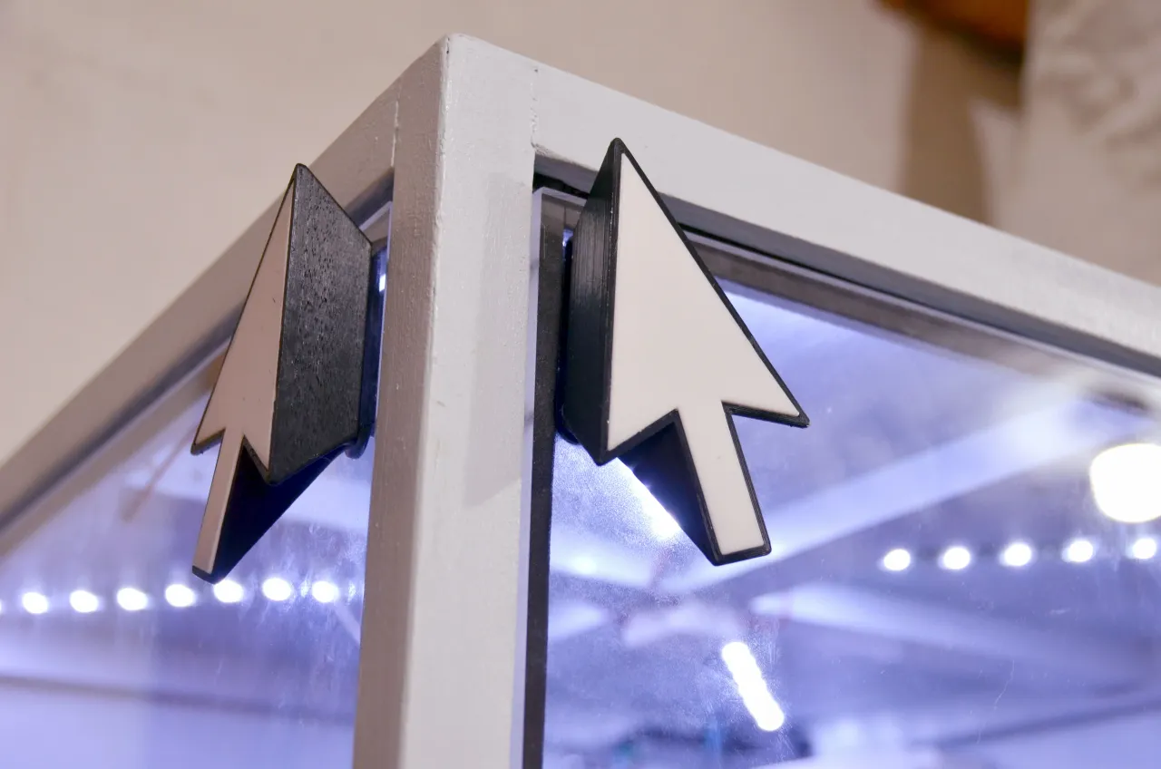 Mouse Cursor Door Handle by poprhythm | Download free STL model ...
