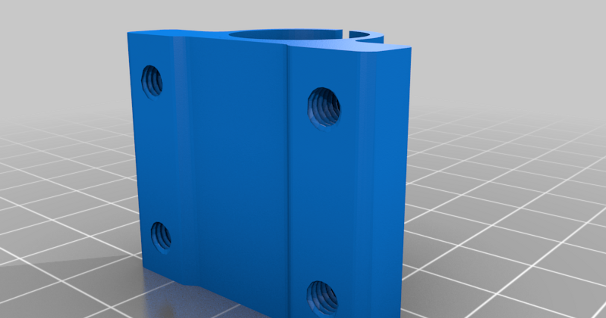 Tensionable bearing block for igus lm8uu. by TheCraftyLycan | Download ...