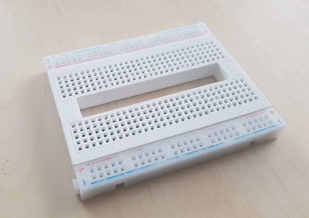 Breadboard for wide ESP Dev Boards by reibuehl | Download free STL ...