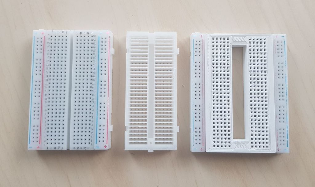 Breadboard For Wide Esp Dev Boards By Reibuehl Download Free Stl