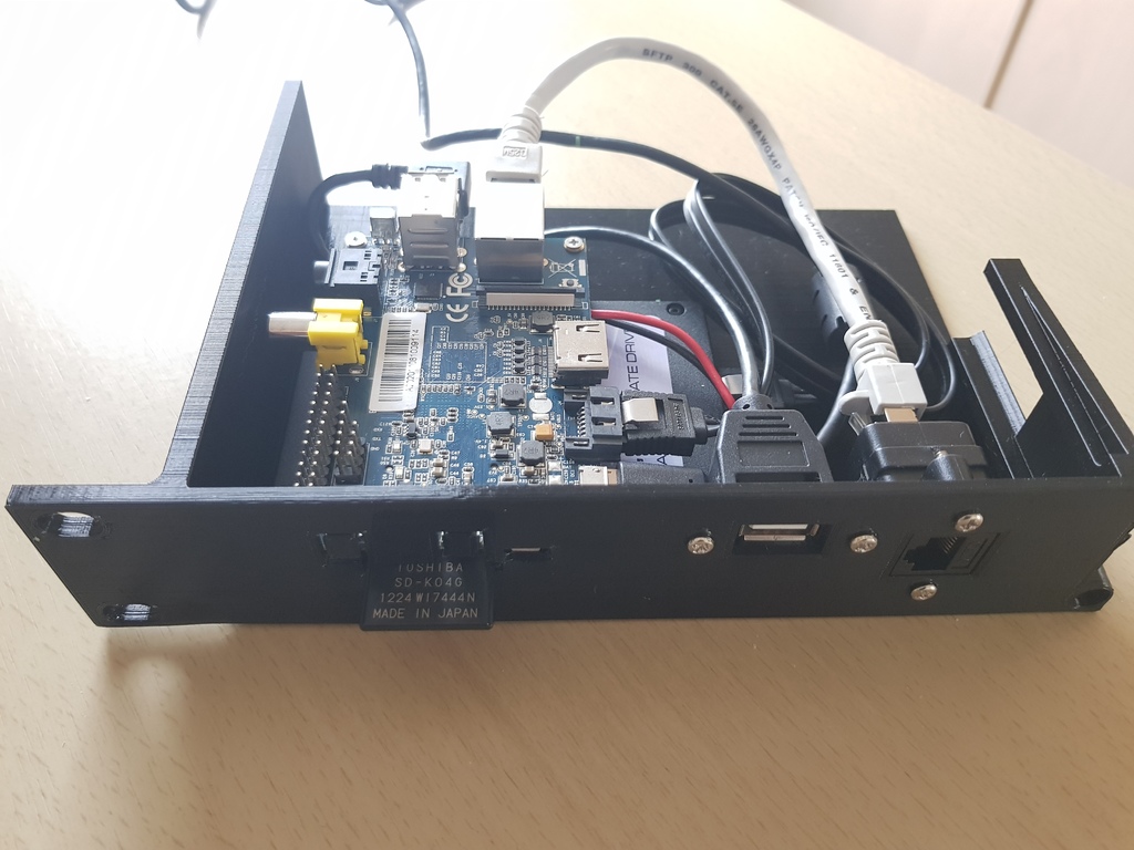 Modular 1U Relay Rack Mount for Banana Pi M1 with HDD/SSD by reibuehl ...