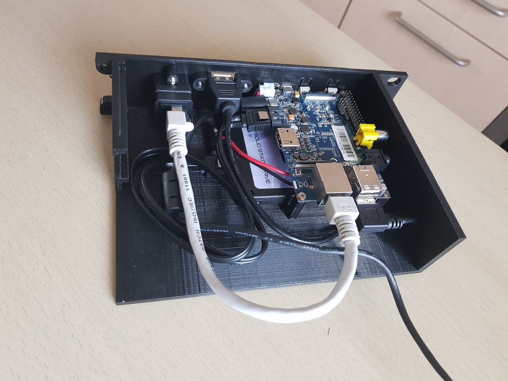 Modular 1U Relay Rack Mount for Banana Pi M1 with HDD/SSD by reibuehl ...