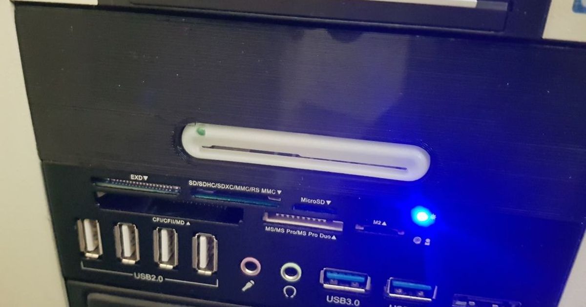 5.25 Front Panel for SCM SCR335 USB Smart Card Reader by reibuehl ...