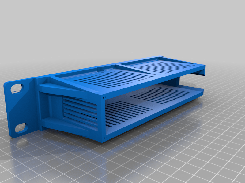 Modular 1U Relay Rack Mount for Edimax ES5500M 5 port switches (with ...