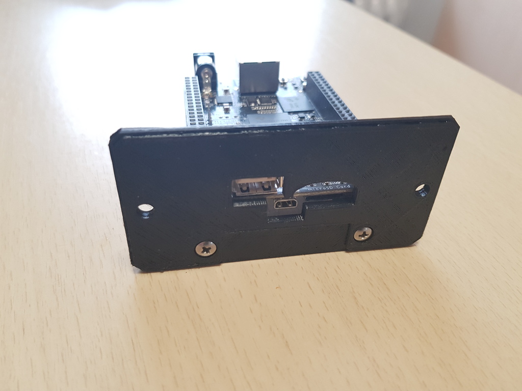 Rack Mount Adapter for Beaglebone Black for modular 19" 2U system by ...