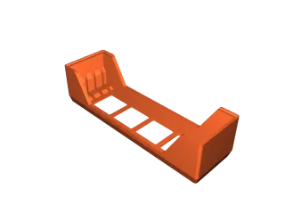 DIMM Ram Tray 4 Slot by reibuehl | Download free STL model | Printables.com