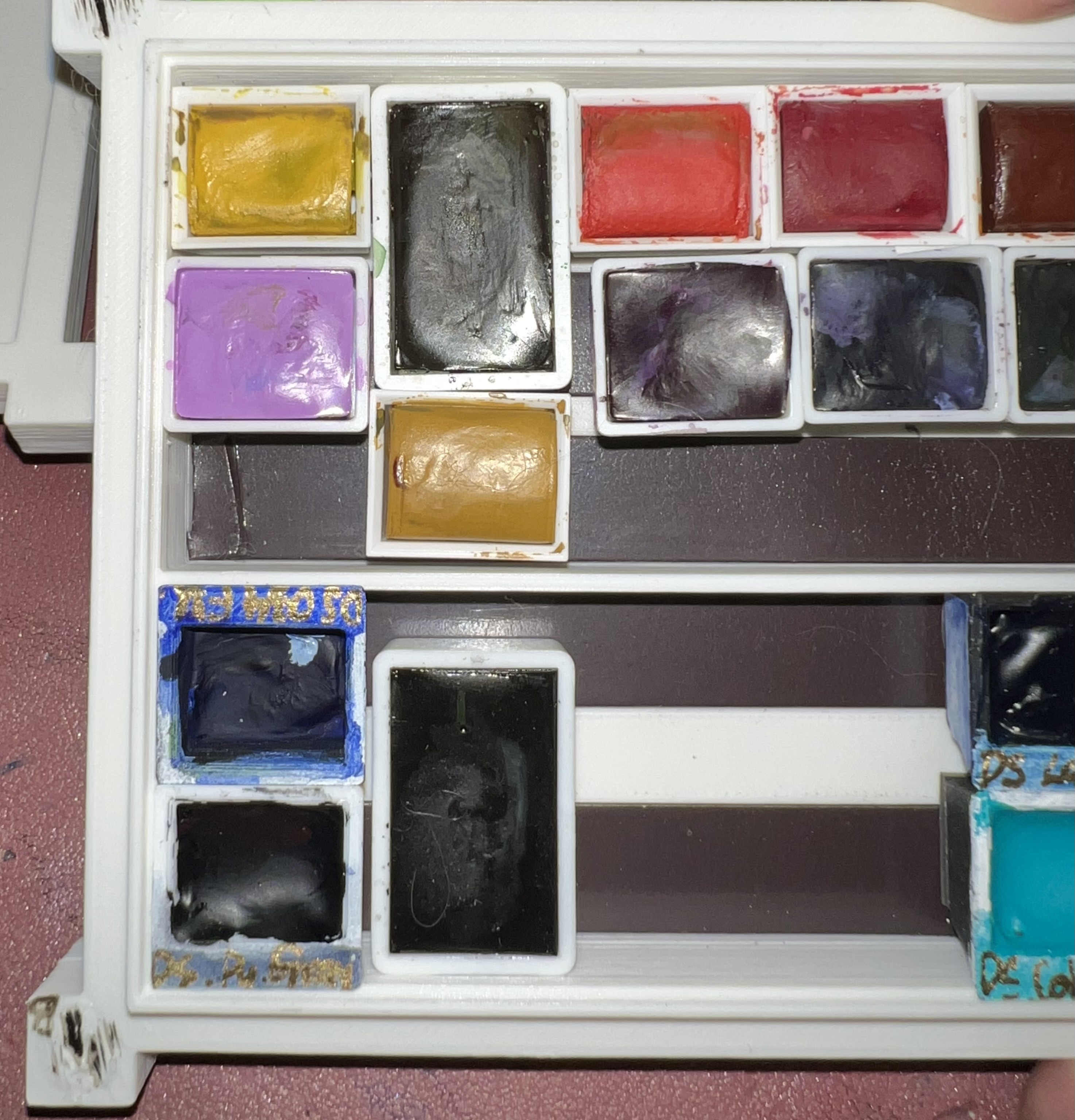 [WIP] MODULAR WATERCOLOR PANS BOX(magnetic) by Nopitynope | Download ...