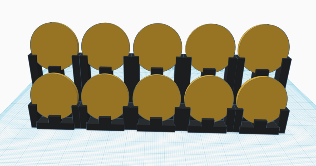 Coin Stand for 2 EUR by Midefos | Download free STL model | Printables.com