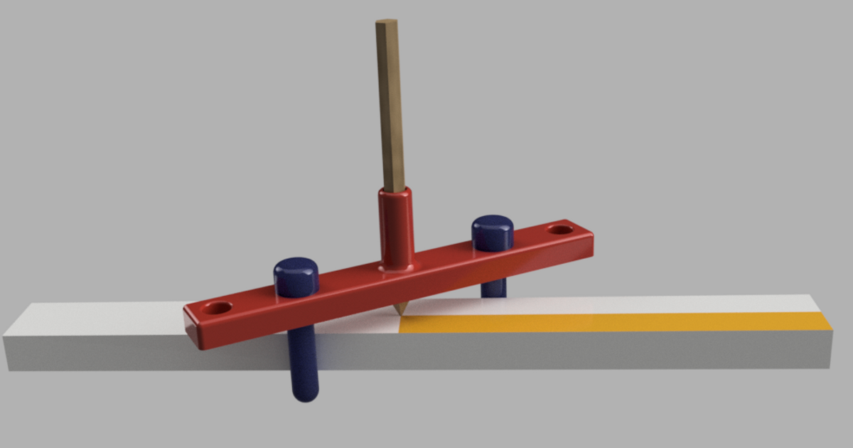 Center tool 2 (Draw middle) by djedje_zr7 | Download free STL model ...