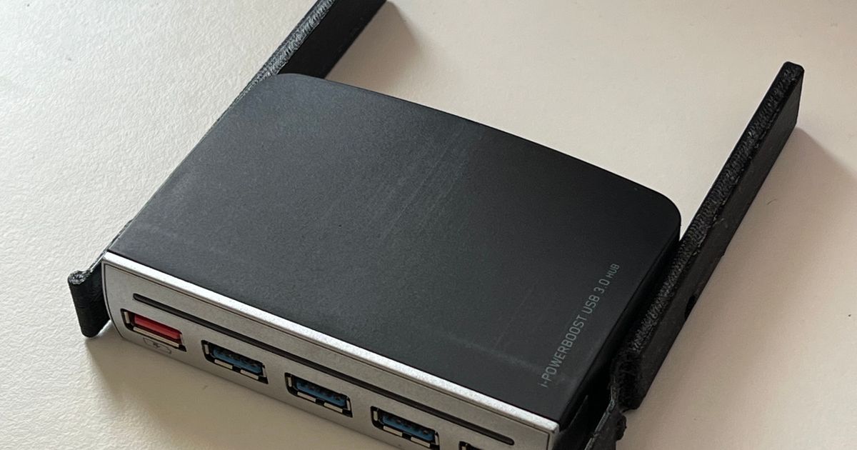 Schiene Floppy Schacht 2,5", Antec P182, Delock 61898 USB3 by Christian | Download free STL ...