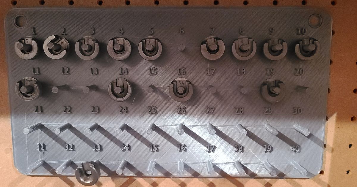 Reloading shell holder storage board by Tom (primercatcher.com ...