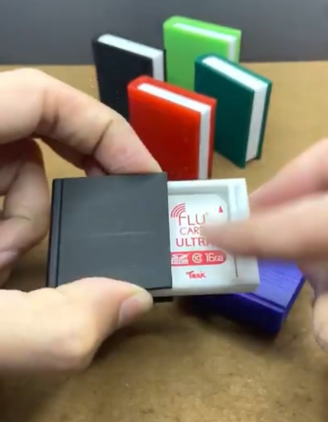 Mini Library SD card holder by Think ProBuild (Think3D) | Download free ...