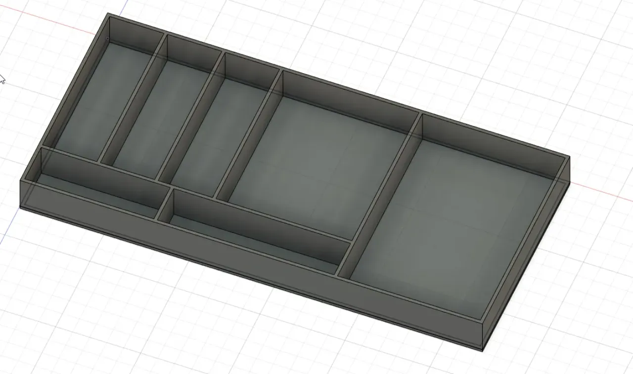 Cutlery Tray 68*32 by thomaslefort | Download free STL model ...