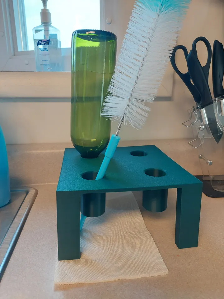 Wine bottle drying rack by Ne2424 | Download free STL model ...