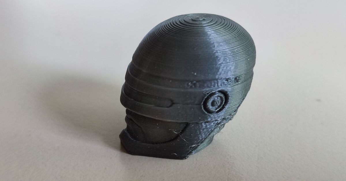 Lucky 13 Robocop head by Maker81 | Download free STL model | Printables.com