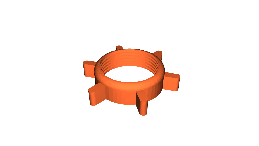 E27 lamp fixture 40mm nut by nebularnoise | Download free STL model ...