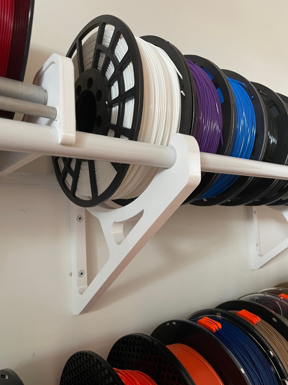 Best Filament Shelf Rack by Memo | Download free STL model | Printables.com