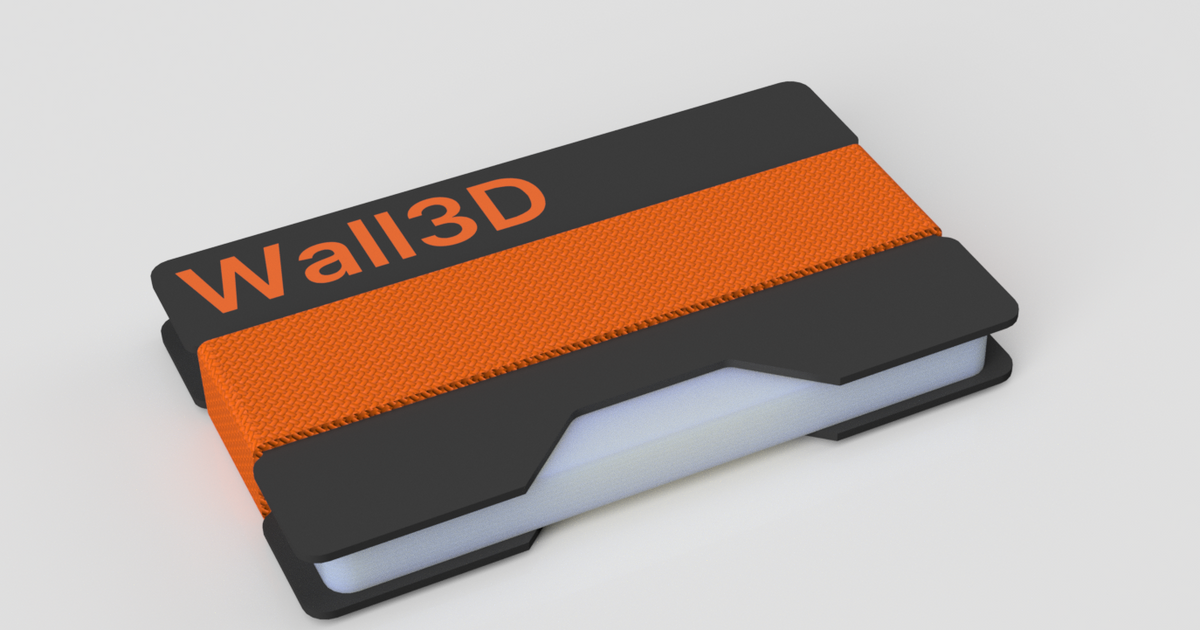 Wall3D - Simple 3D printed wallet by Wulthan | Download free STL model ...