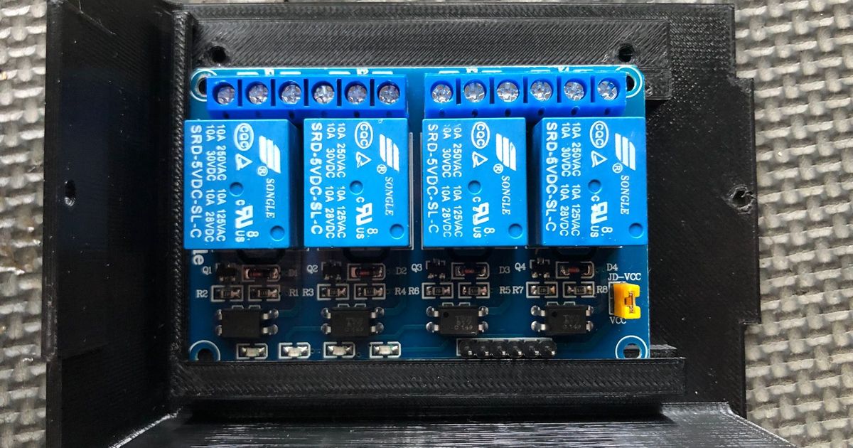 Adapter bar for a narrower / longer relay board by Maksym | Download ...