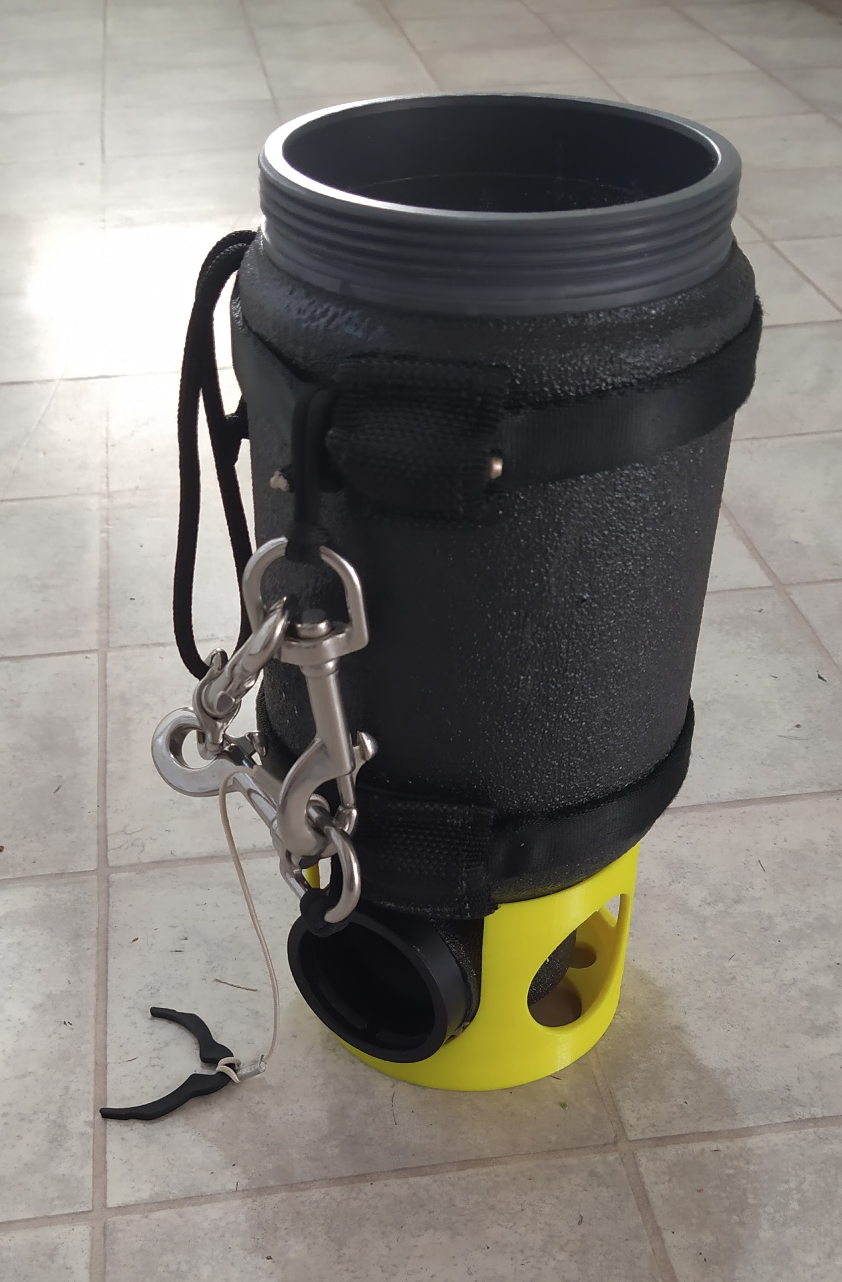 Scrubber Fill Stand for the KISS Sidewinder Rebreather by mikeller ...